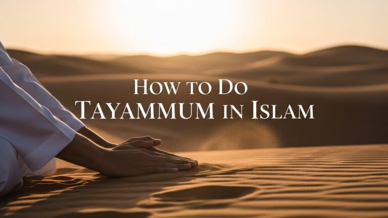 How to Do Tayammum in Islam – Easy Step-by-Step Guide | Online Quran ...