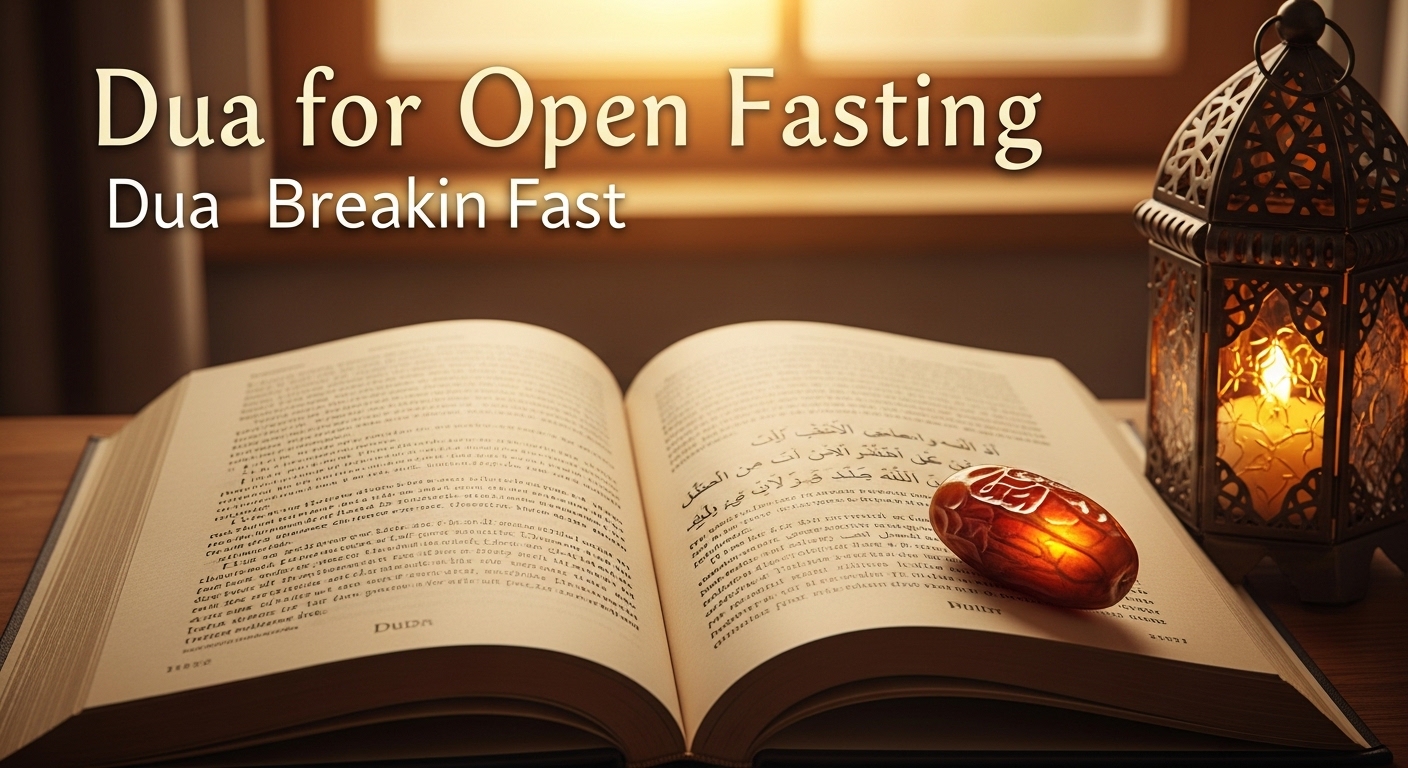 Dua for Open Fasting – Arabic, Meaning & Hadith | Online Quran Kids School